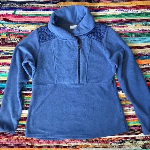 Columbia | Tops | Columbia Shawl Collar Fleece Sweatshirt | Poshmark
